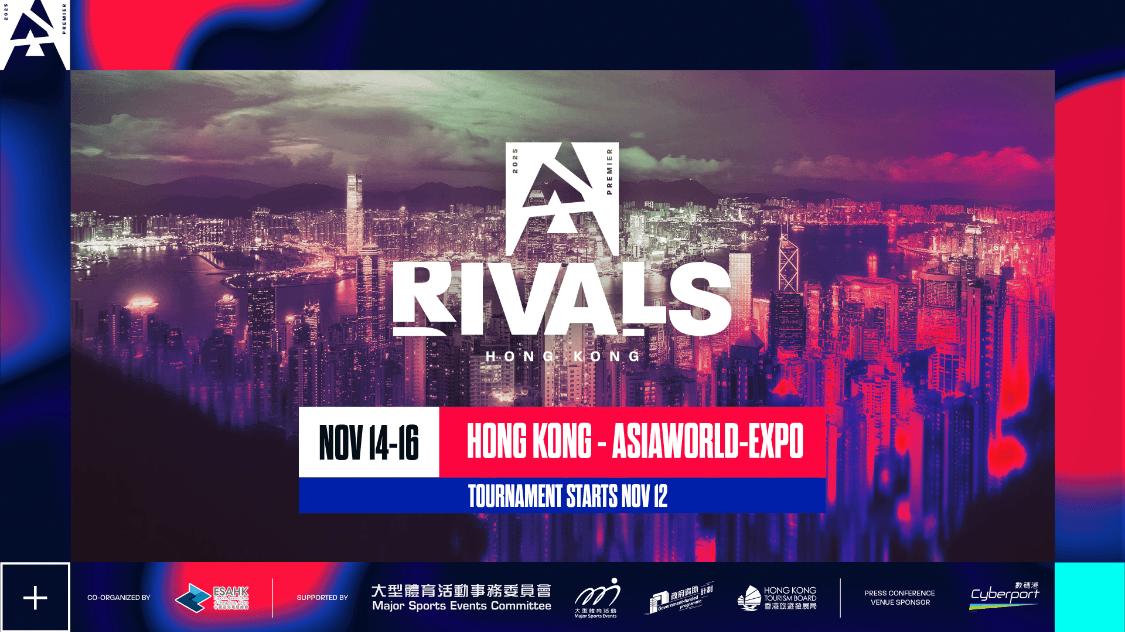 香港首個S級賽事！BLAST Premier Rivals 11月決戰亞洲國際博覽館 - TomorrowLAN Counter-Strike